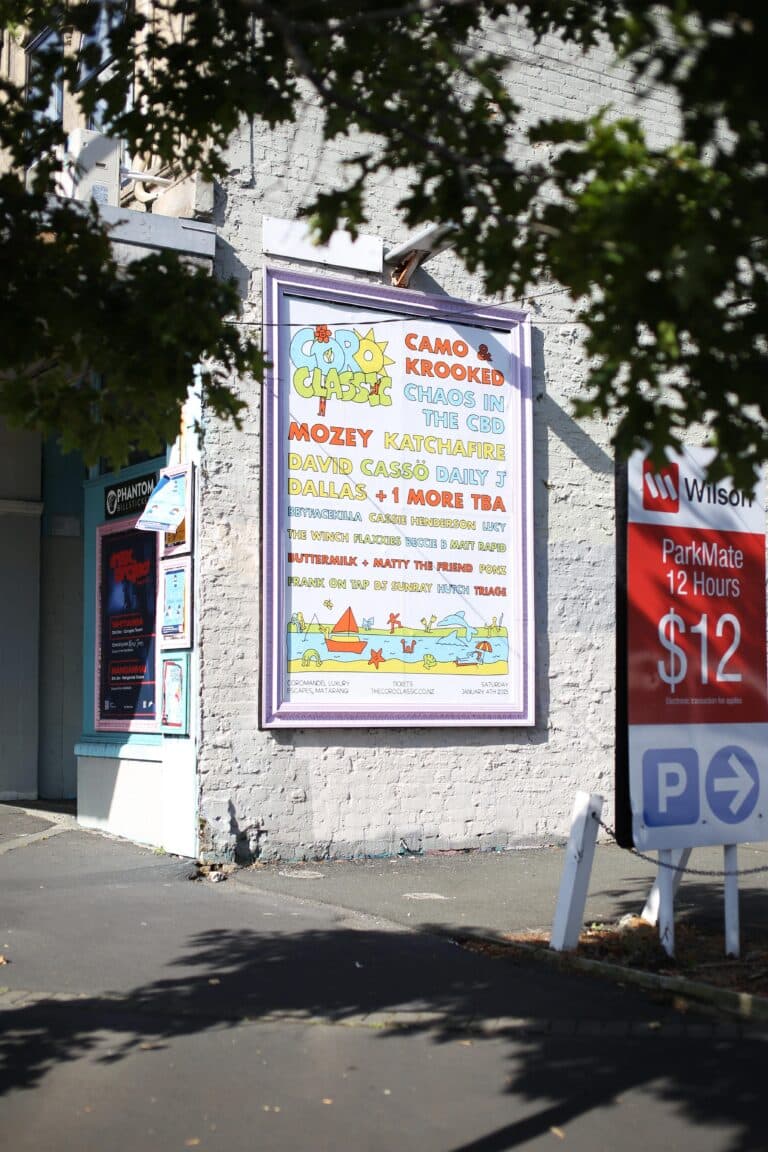 PHANTOM STREET POSTERS ACROSS NEW ZEALAND