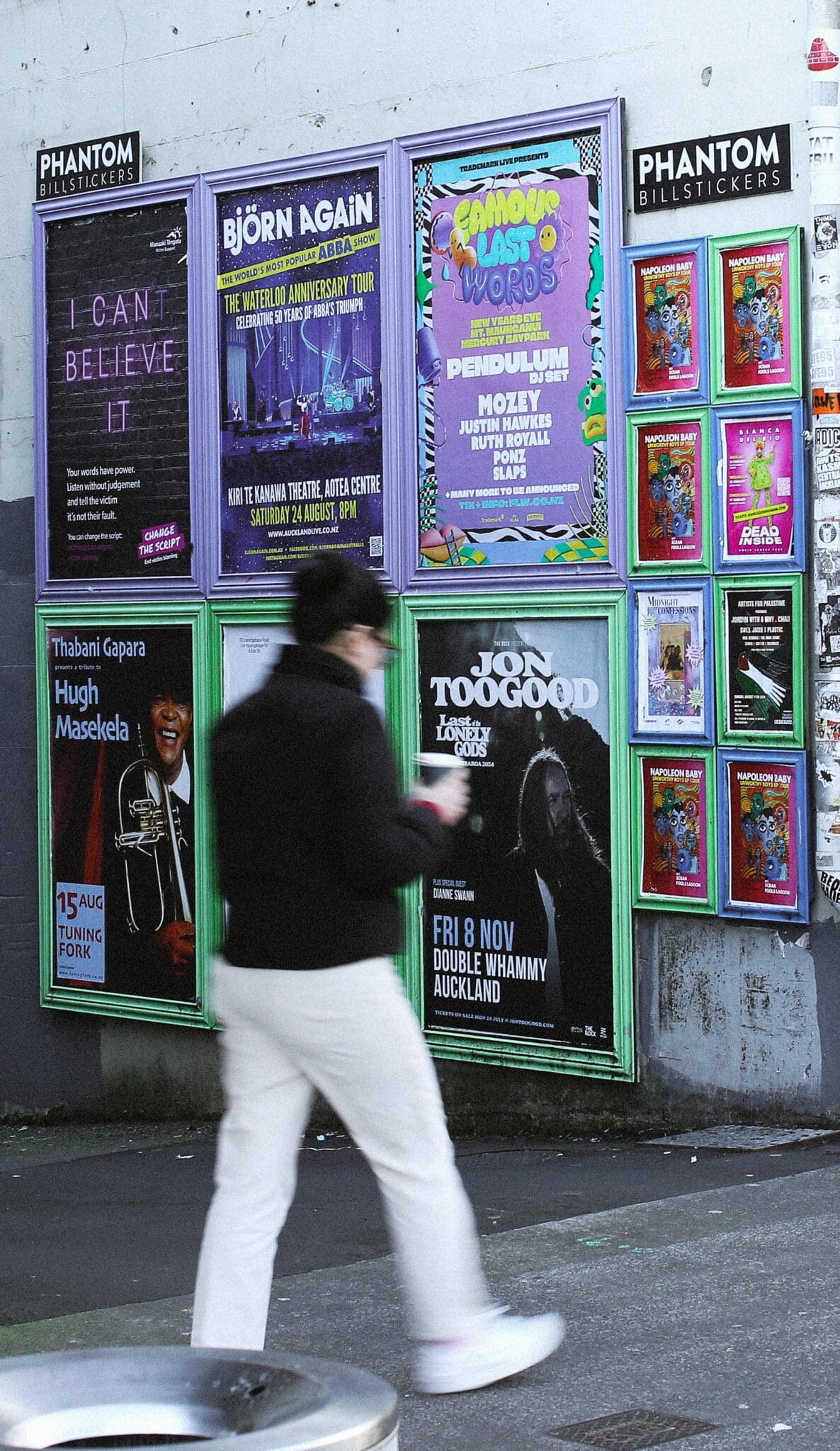 PHANTOM STREET POSTERS ACROSS NEW ZEALAND