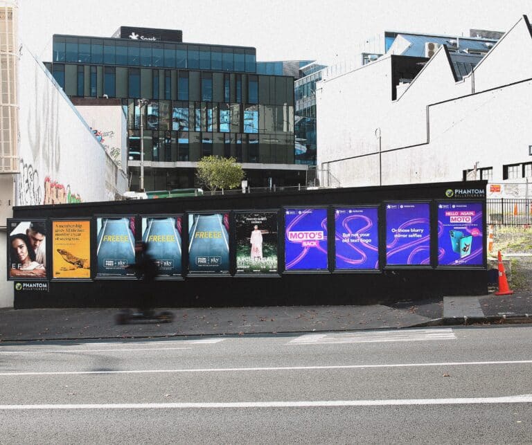 PHANTOM STREET POSTERS ACROSS NEW ZEALAND