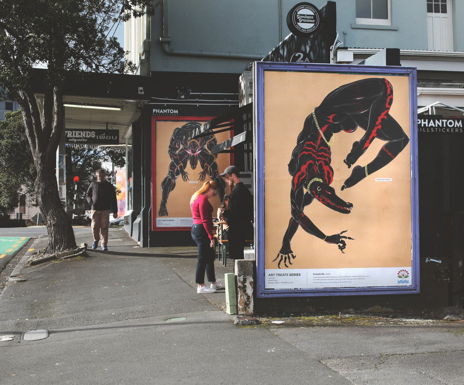 Super Street Level Billboards - Phantom Billstickers