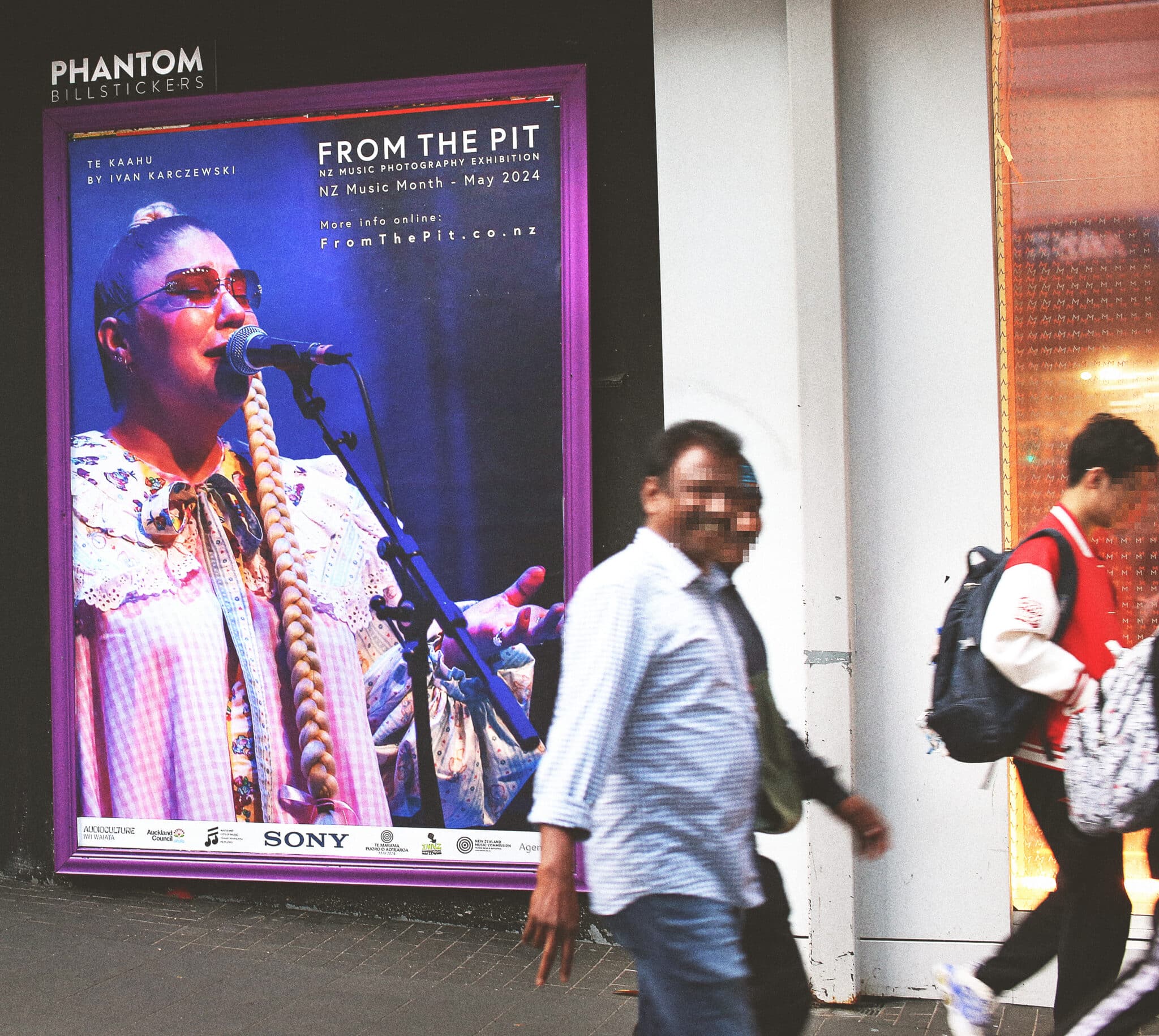 PHANTOM STREET POSTERS ACROSS NEW ZEALAND